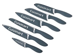 cuisinart ceramic coated knife set, blue/grey (12 piece)