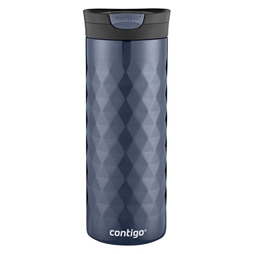 Contigo SNAPSEAL Kenton Vacuum-Insulated Stainless Steel Travel Mug, 20 oz., Serenity