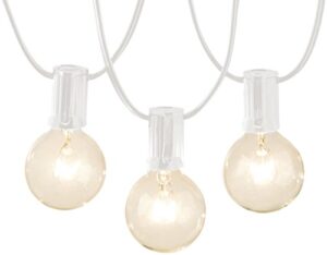 amazon basics patio string light, 50 feet, white