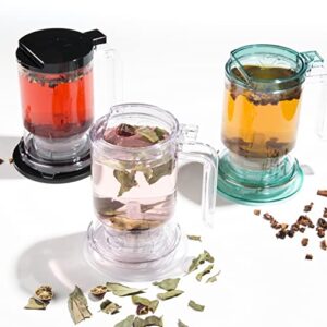 T2 A30000173 Loose Leaf Maker with Tea Infuser and BPA-free Plastic Black, 500ml/16.9 floz