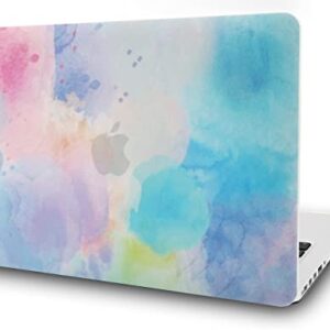 KEC Laptop Case for MacBook Pro 13" (2019/2018/2017/2016) Plastic Hard Shell Cover A1989/A1706/A1708 Touch Bar (Rainbow Mist 2)