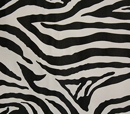 Vinyl Upholstery Zebra 54" Wide Sold by The Yard (Black and White)