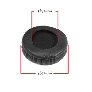 ECS OHLC Oval Foam Leatherette Ear Cushions Replacement for WordSlinger Overhead Headset Pads