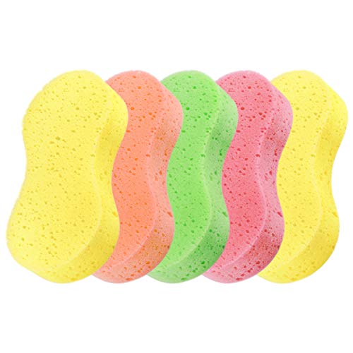 VORCOOL 5 Pcs Car Wash Sponges Bone Design for Polishing Porous Car Wash Sponges