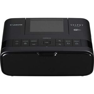 canon selphy cp1300 wireless compact photo printer with airprint and mopria device printing, black (2234c001)