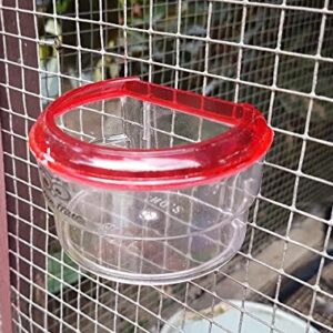 Fast Life Plastic Bird Water Cups Feeder