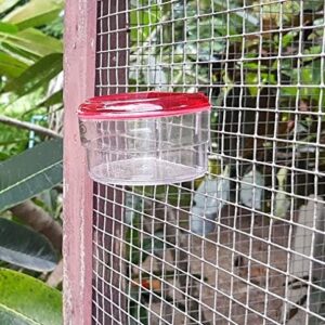 Fast Life Plastic Bird Water Cups Feeder