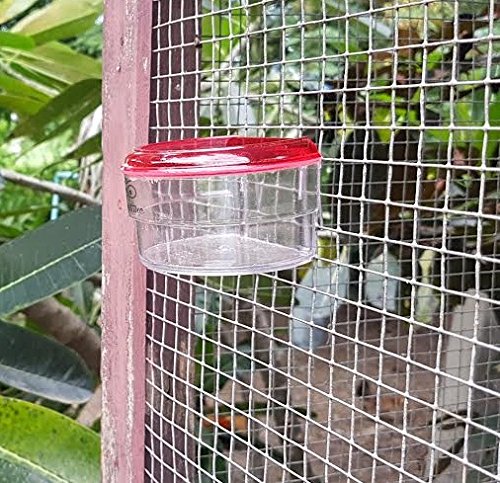 Fast Life Plastic Bird Water Cups Feeder