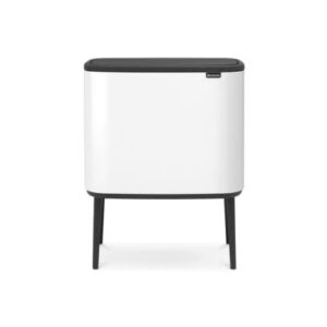 Brabantia 313547 Bo Touch Trash Can Recycling, with 2 Inner Buckets, 3 + 6 gallon/11 + 23 Liter