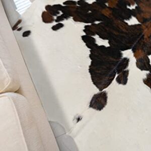 Genuine Tricolor Cowhide Rug XL 6 x 7-8 ft. - 180 x 240cm