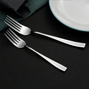 Eslite Staintess Steel Salad Forks Set,6.7-Inch,12-Piece