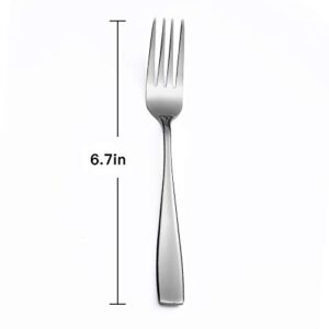 Eslite Staintess Steel Salad Forks Set,6.7-Inch,12-Piece