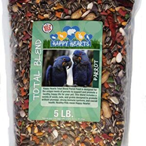 Happy Hearts Total Blend Parrot Food (5 Pounds)