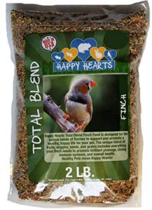 happy hearts total blend finch food (2 pounds)