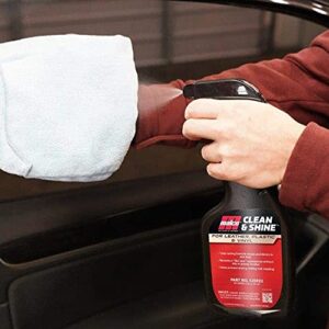 Malco Clean & Shine Interior Car Cleaner and Dressing – Restore Leather, Plastic and Vinyl Surfaces in Your Vehicle/Clean, Condition and Protect in 1 Simple Step / 1 Gallon (125901)