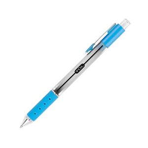 TUL GL Series Retractable Gel Pens, Fine Point, 0.5 mm, Silver Barrel, Assorted Ink, Pack Of 4