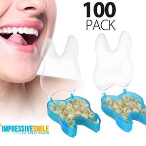 100 PCS Mixed Dental Temporary Crown Kit Anterior Front & Molar Posterior 50 of each