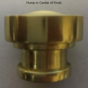 Cosmas 10 Pack 704BB Brushed Brass Round Contemporary Cabinet Hardware Knob - 1-1/4" Diameter