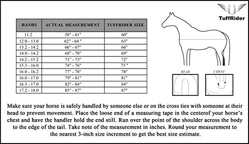 TuffRider 1200D Ripstop Foal Adjustable Turnout Bl