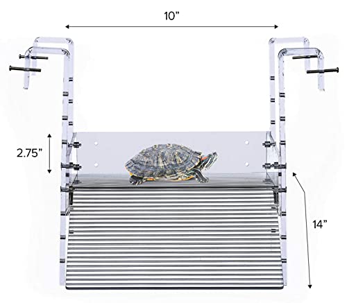 LaBrinx Designs Wide Hanging Turtle Ramp - Aquatic Reptile Basking Platform