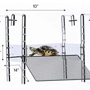 LaBrinx Designs Wide Hanging Turtle Ramp - Aquatic Reptile Basking Platform