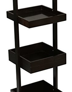 eHemco 3-Tier Bamboo Multipurpose Storage Shelf, Espresso