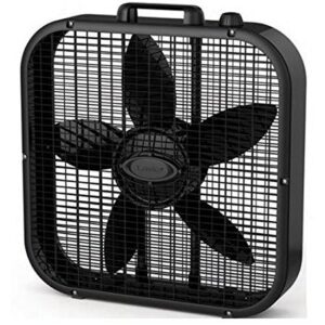 lasko b20401 decor box fan, 20", black 3-pack