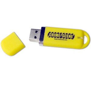 usb thumb drive containing fingerprinting documents