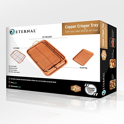 Copper Crisper Tray - 2 Pc Set