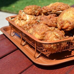 Copper Crisper Tray - 2 Pc Set