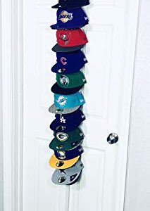 The Clip Hanger Hat Hats Baseball Cap Caps Rack Organizer Organizers 20 Hats Any Size Style Shape! Door Wall Closet Organize Anything. Hanging on Hanger or Hang from Ceiling