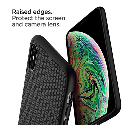 Spigen Liquid Air Armor Designed for iPhone Xs Case (2018) / Designed for iPhone X Case (2017) - Matte Black