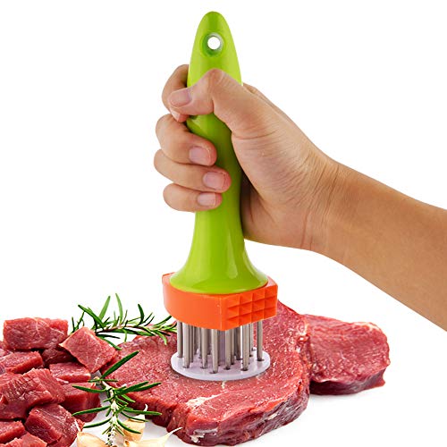 M MOACC Meat Tenderizer 24 Stainless Steel Needle Professional Metal Tenderizer Blades Cooking Tool for Chef