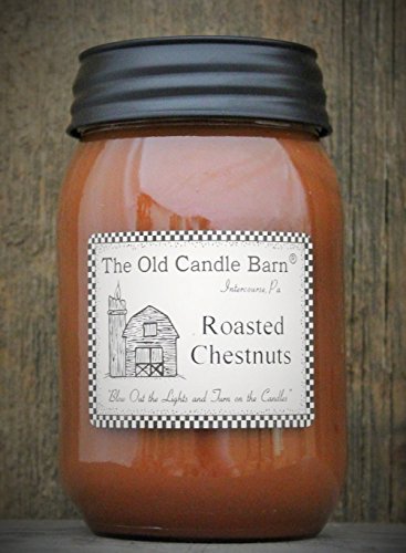 Roasted Chestnuts 16 Oz Jar Candle - Made in The USA - Blow Out The Light and Turn On The Candles!