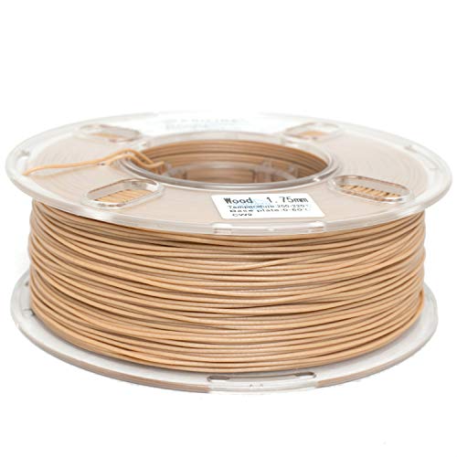 PRILINE 1kg Wood PLA Filament 1.75 3D Printer Filament(The Layer Should be Thicker Than 0.2mm and The Nozzle Should be Bigger Than 0.4mm)