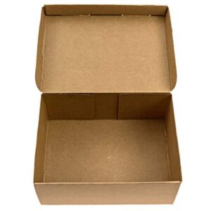 SHOE BOXES - 10 PACK - 12.5" x 9" x 5", HEAVY DUTY One-Piece Design With Lid