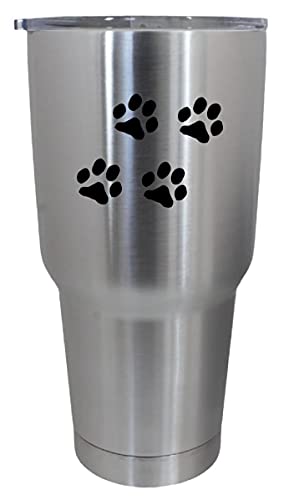 Epic Designs Cups drinkware tumbler sticker - Paw prints dog animal lover pets - cool sticker decal