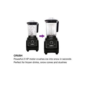 Salton BL1638BL Compact Power, Black Blender, 1.2 Liters