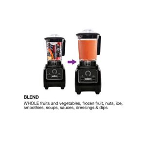 Salton BL1638BL Compact Power, Black Blender, 1.2 Liters