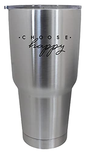 Epic Designs Cups drinkware tumbler sticker - Choose happy - cool sticker decal