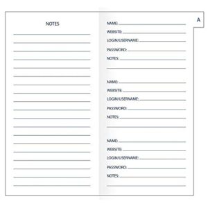 The LANG Companies Hugo Hege Password Journal (1014106)