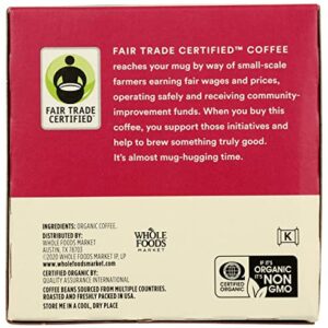 365 by Whole Foods Market, Coffee La Bailarina Spanish Roast Pods Organic 12 Count, 4.6 Ounce