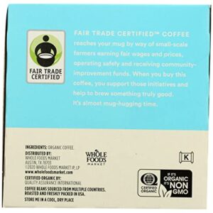 365 by Whole Foods Market, Coffee Riviera Roast Italian Roast Pods Organic 12 Count, 4.6 Ounce