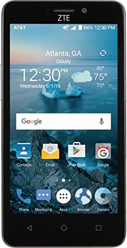 New AT&T ZTE Maven 2 4G LTE with 8GB Memory Cell Phone - Dark Gray