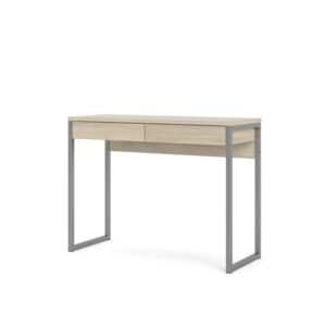 tvilum walker 2 drawer desk, oak structure