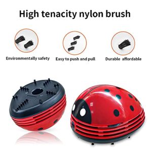 Mini Portable Handheld Cordless Tabletop Crumb Sweeper Desktop Dust Vacuum Cleaner Cute Cartoon Battery Operated