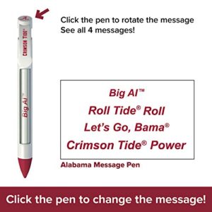 Greeting Pen College Pens- Alabama Crimson Tide Braggin' Rights Rotating Message 6 Pen Set 20502