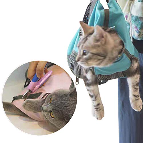 Cinf Cat Nail Clipping Cleaning Grooming Restraint Bag No Scratching Biting for Bathing Nail Trimming Injecting Examining