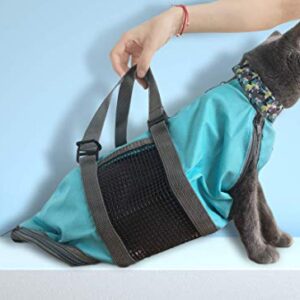 Cinf Cat Nail Clipping Cleaning Grooming Restraint Bag No Scratching Biting for Bathing Nail Trimming Injecting Examining