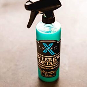 Liquid X Interior Detail - Lightly Cleans & Adds UV Protection - Quick Interior Detailer Leaves Non Greasy Finish (16 oz)